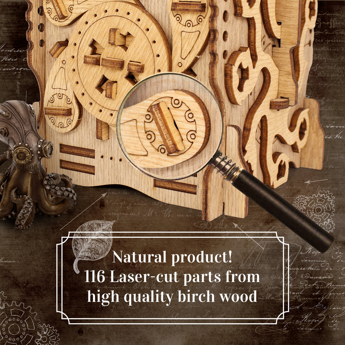 Cluebox - Captain Nemo's Nautilus. Escape Room in a Box. 3d Puzzle Box ...