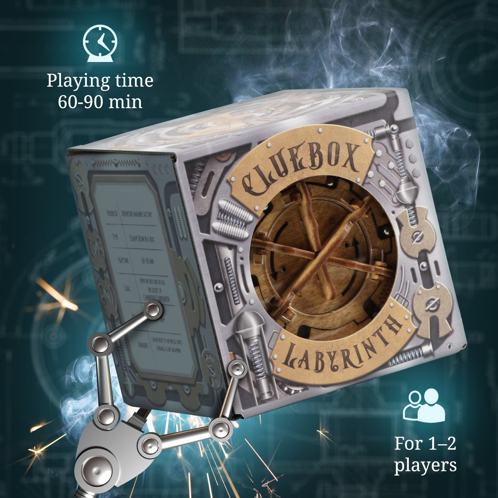 Cluebox - Cambridge Labyrinth. Escape Room in a Box. 3d Puzzle Box ...