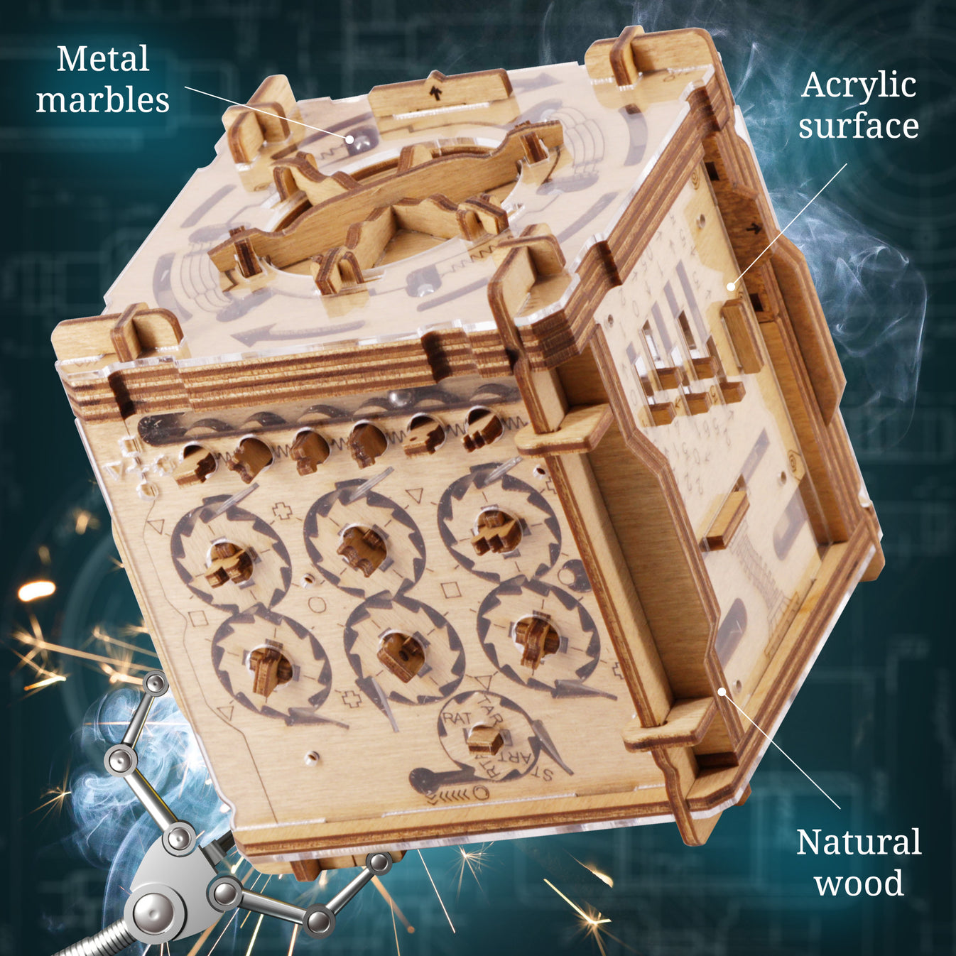 Cluebox - Cambridge Labyrinth. Escape Room in a Box. 3d Puzzle Box – iDventure Puzzles