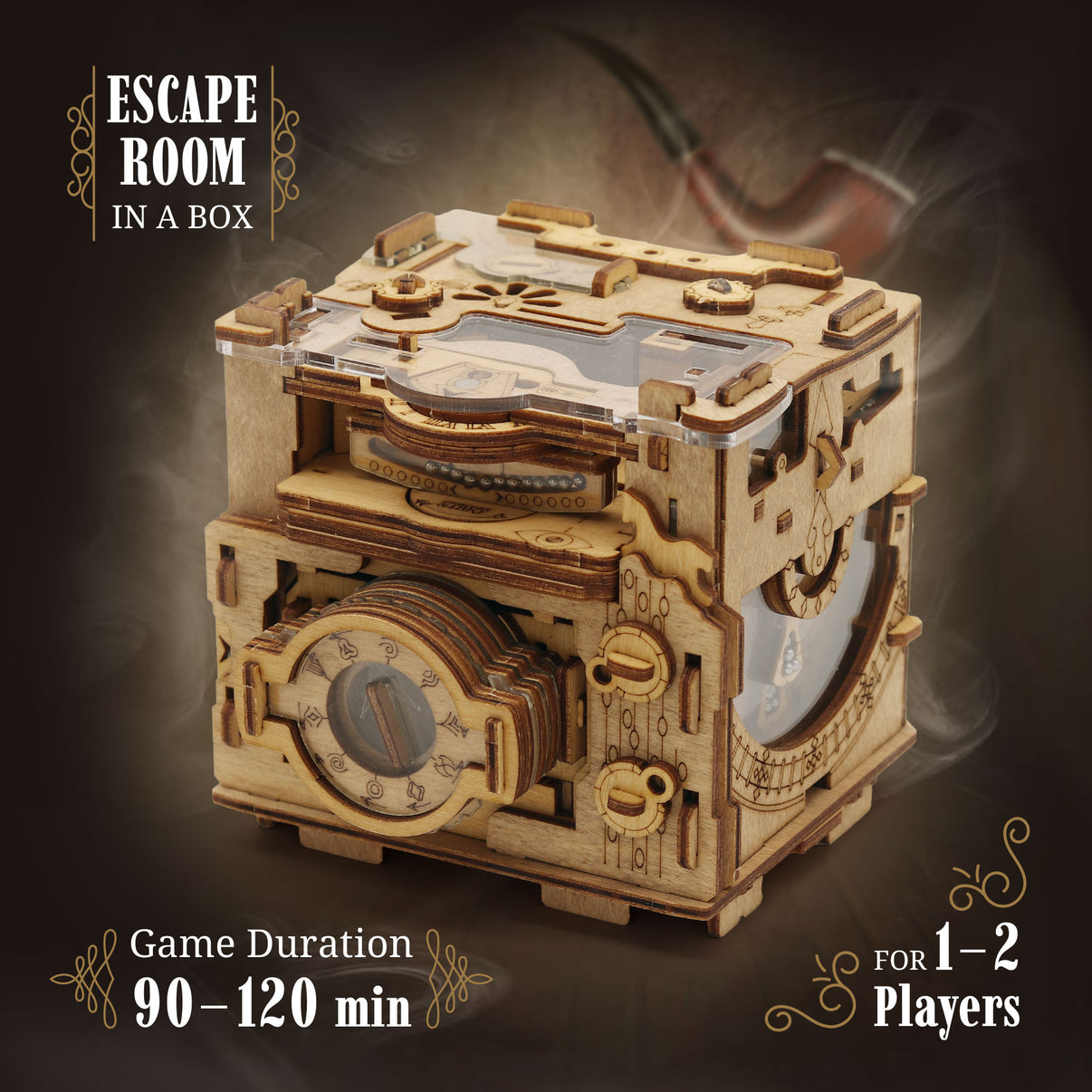 Cluebox PRO - Sherlock's Camera. Escape Room in a Box. 3d Puzzle Box ...