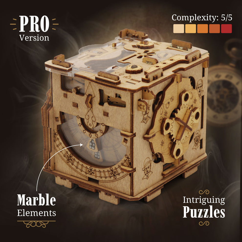 Cluebox PRO - Sherlock's Camera. Escape Room in a Box. 3d Puzzle Box ...