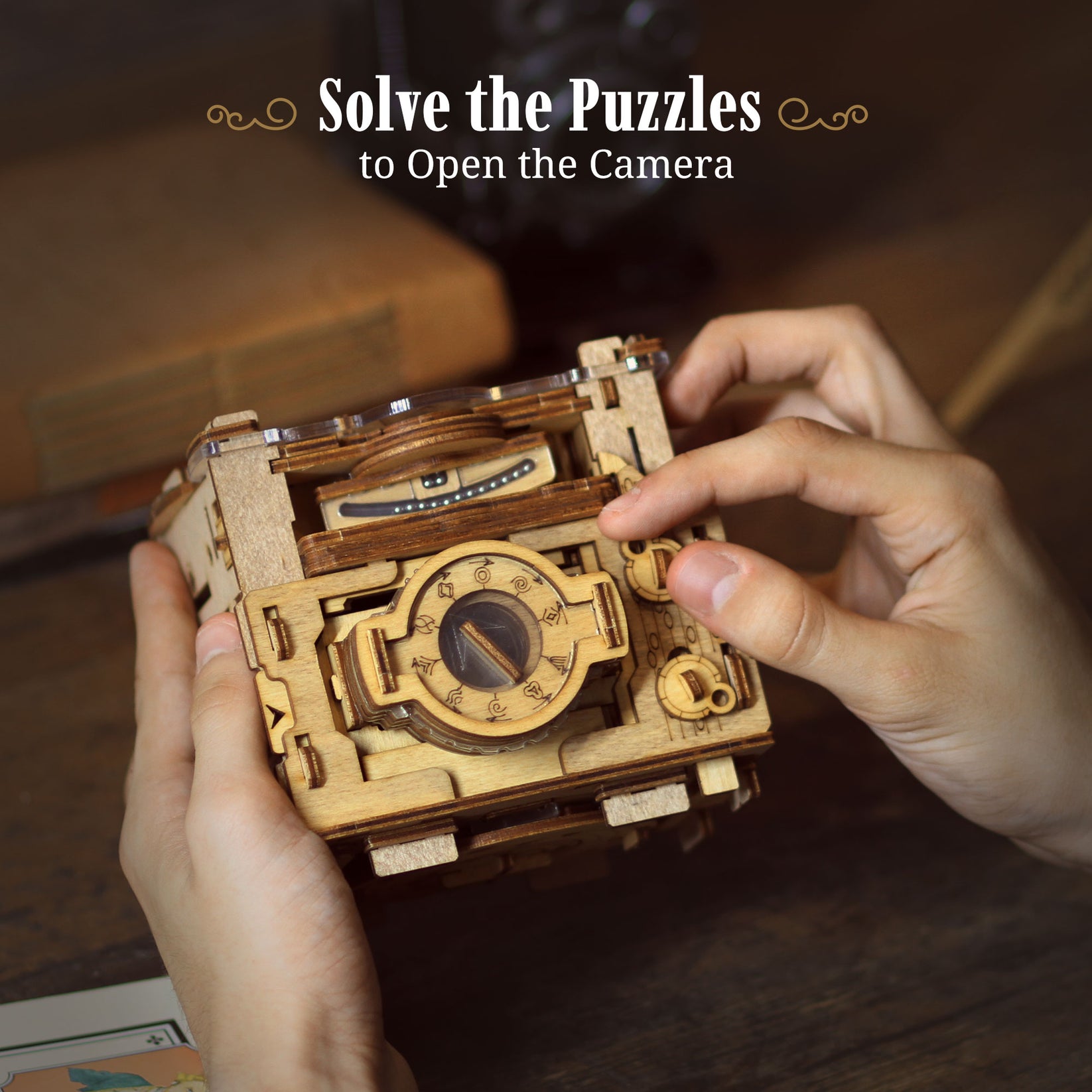 Cluebox PRO - Sherlock's Camera. Escape Room in a Box. 3d Puzzle Box ...