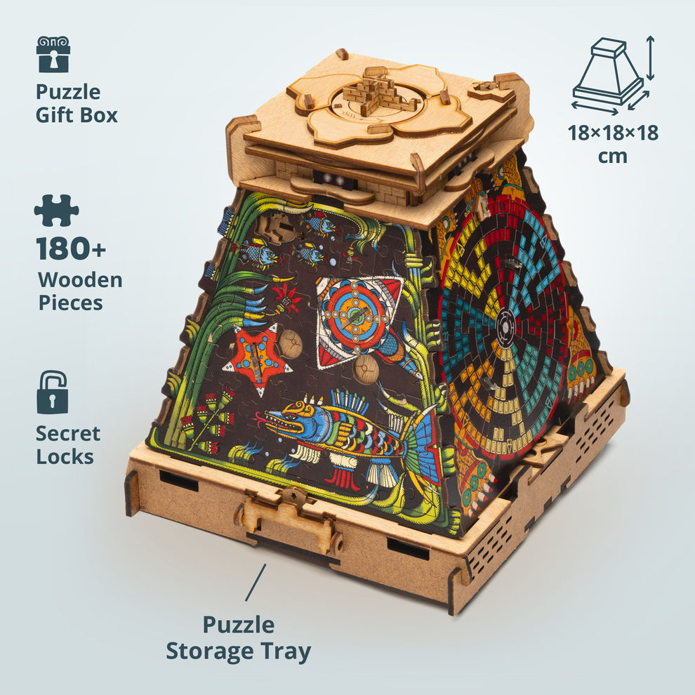 Cluepuzzle Pyramid of the Sun - Jigsaw puzzle adventure box – iDventure ...