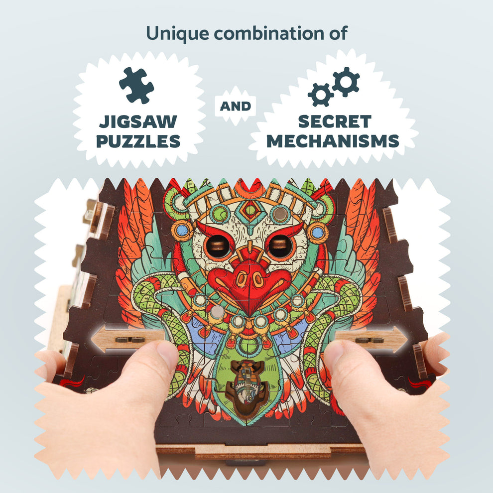 Cluepuzzle Pyramid of the Sun - Jigsaw puzzle adventure box – iDventure ...